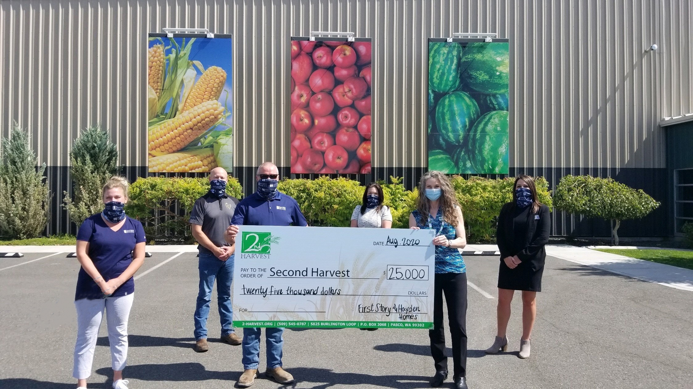 Local Nonprofit, Second Harvest, Surprise Donation